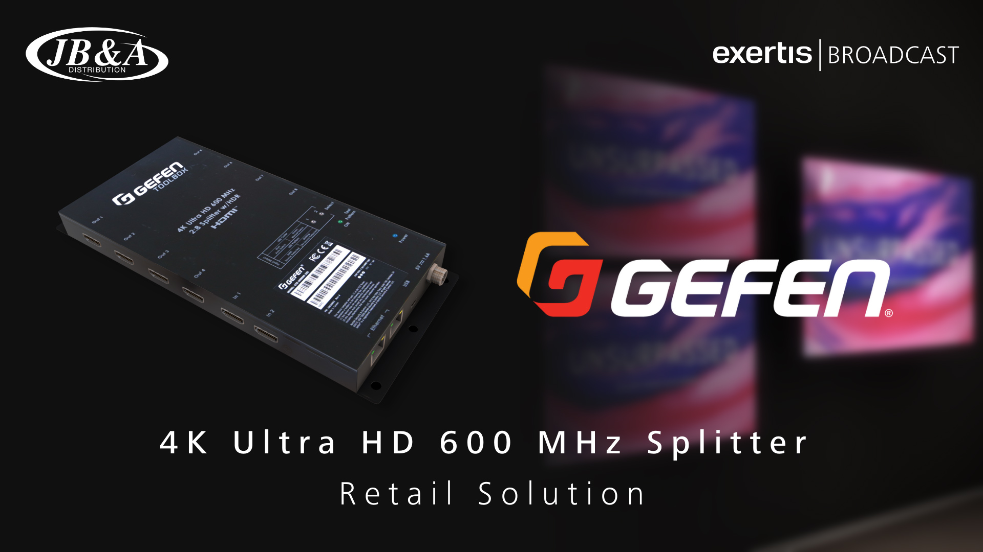 Gefen's New 4K Splitter Solution - JBandA.com
