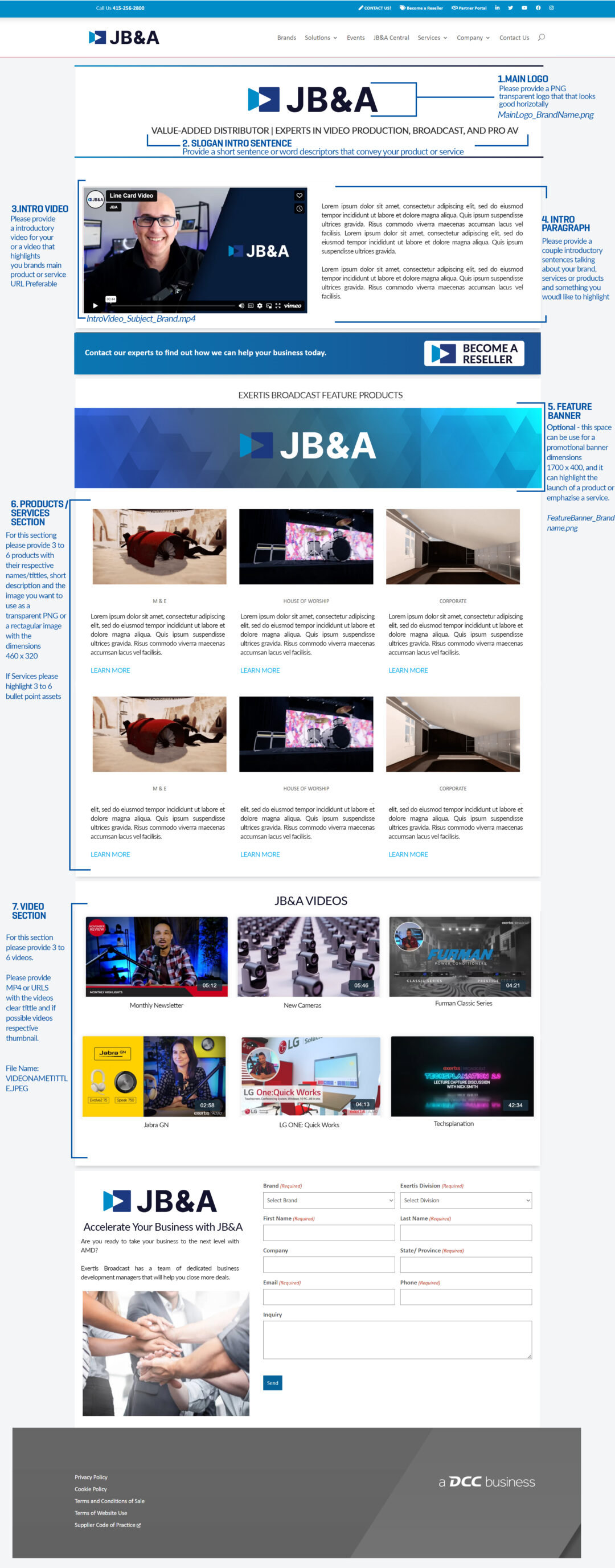 Techshowcase Form - JBandA.com